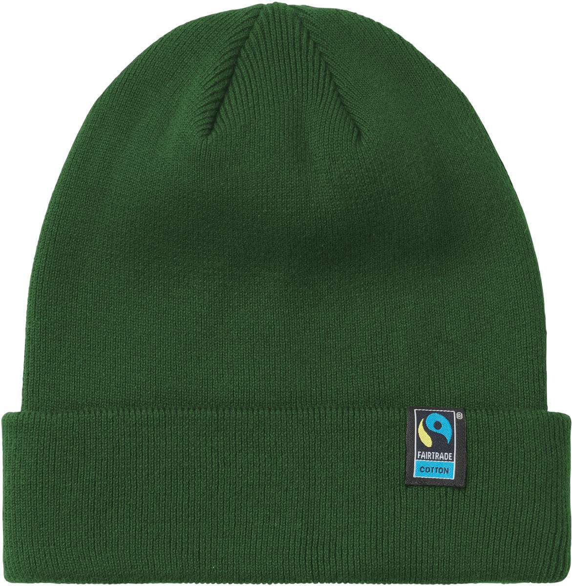 Fairtrade Strickmütze | Bottle Green | grundstoff.net
